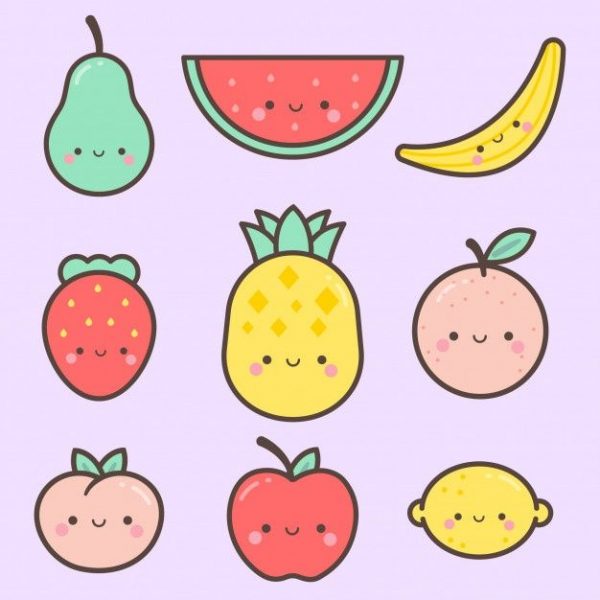 Sticker trái cây cute - Kỷ Nguyên Làm Đẹp