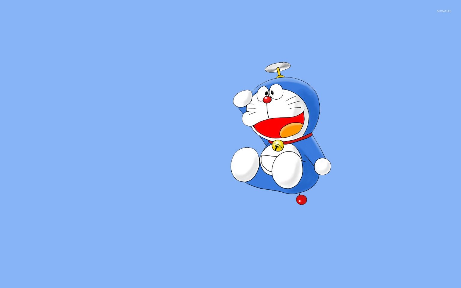Doraemon đang bay chong chóng tre - Kỷ Nguyên Làm Đẹp